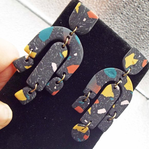 QUALITY BOUTIQUE DESIGN | Jewelry | Fashion Rubbery Clay Confetti ...